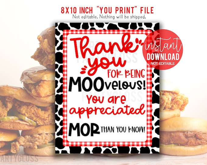 Teacher Appreciation Chick-fil-a Gift Gift Card Holder, Thanks for ...