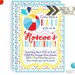 Beach Ball Invitation Beach Ball Invites Digital or Printed Beach Ball ...