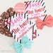 Hair Tie Scrunchie Valentine's Day Printable, Clip Valentine Love is in ...