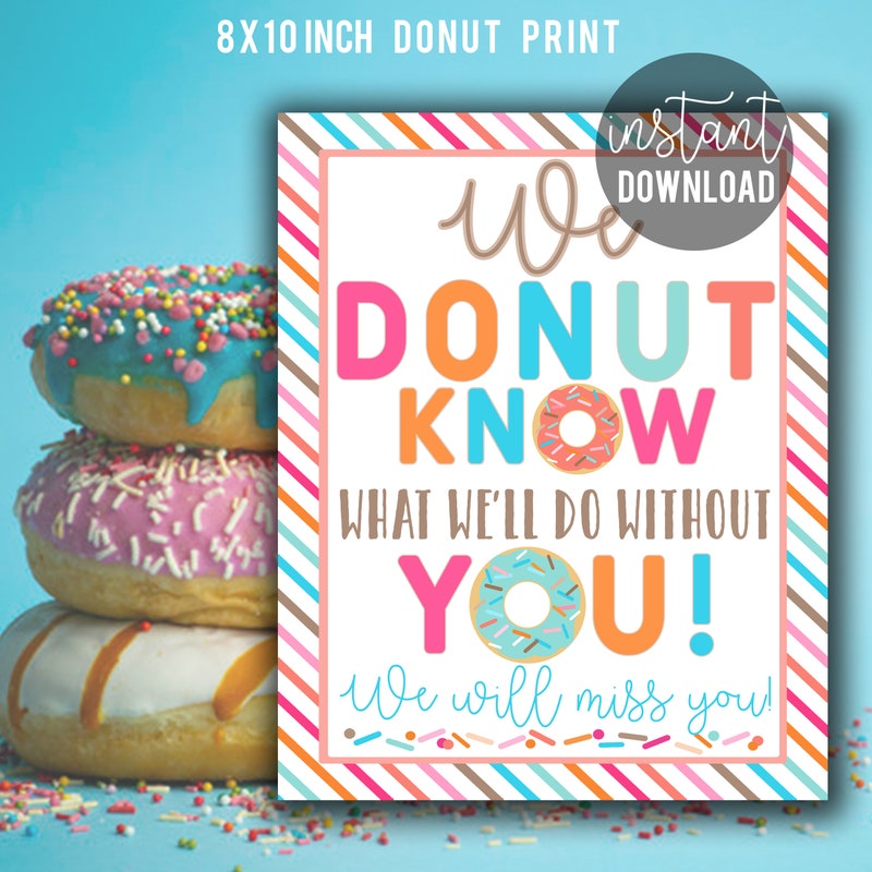 Donut Forget Us - Etsy