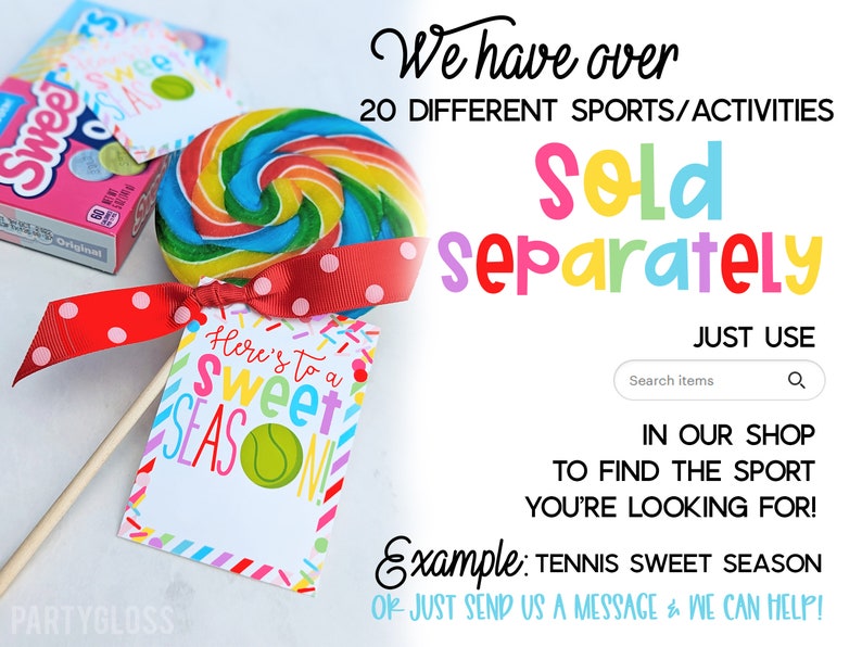 Editable Track and Field Here's to A Sweet Season Printable Gift Tags ...