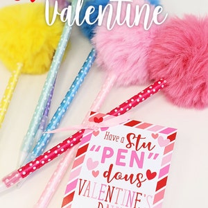 Stupendous Valentine's Day Printable Teacher Valentine Marker Pen ...