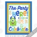 Monster Party Printables Monster Welcome Sign Door Sign - Etsy