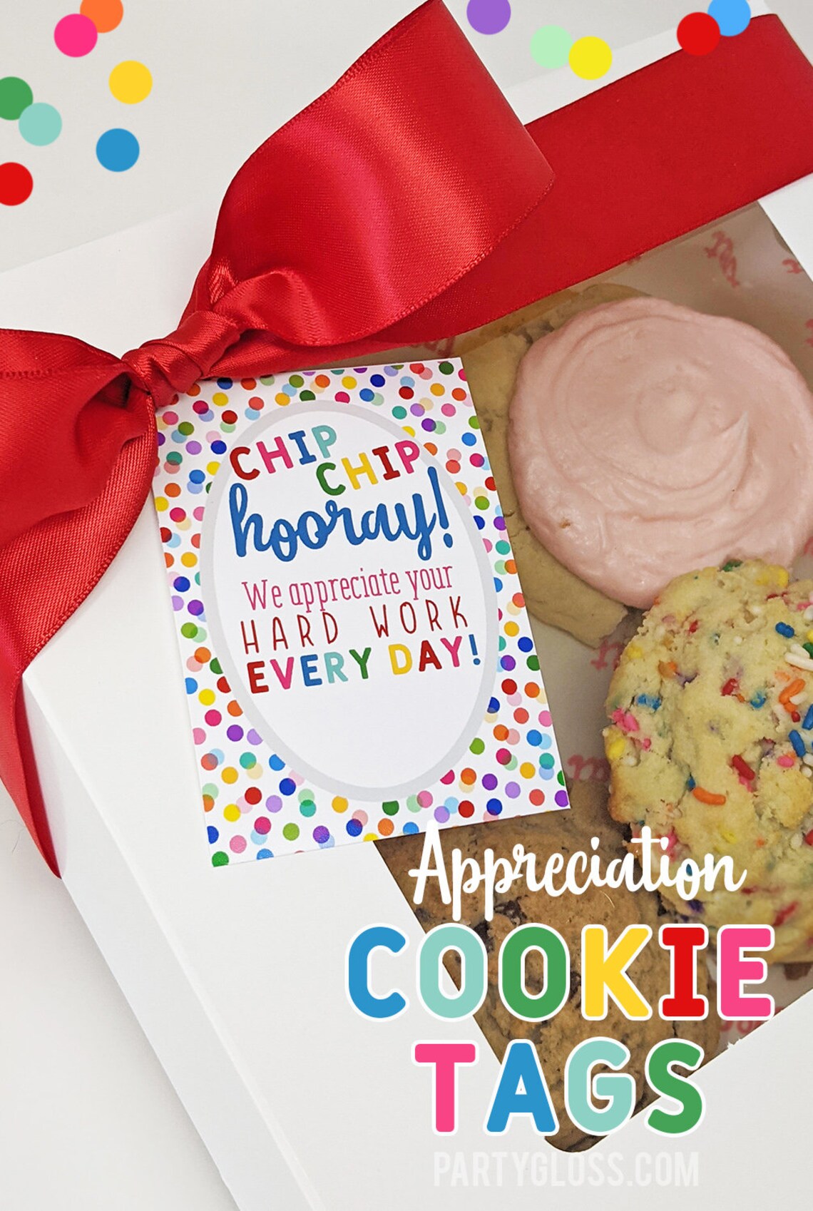 Chip Chip Hooray Appreciation Printable Tag Printable Cookie - Etsy