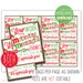 Holiday Office Appreciation Printable Gift Tags MM Candy Employee Treat ...
