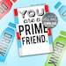 Prime Friend Valentine's Day Printable Tag, Sports Drink Valentine ...