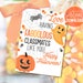 Editable Appreciation Halloween Printable Tag Halloween Thank You Gift ...