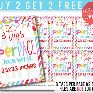 Music Here's to A Sweet Season Printable Gift Tags Good Luck Choir ...