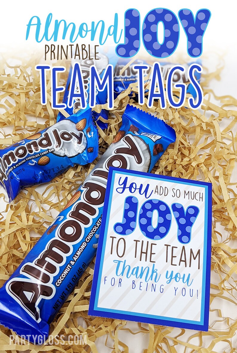 Team Member Appreciation Printable Tag Printable Joy Team - Etsy
