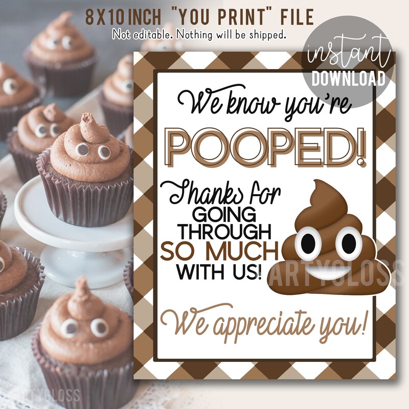 Poop Sign - Etsy