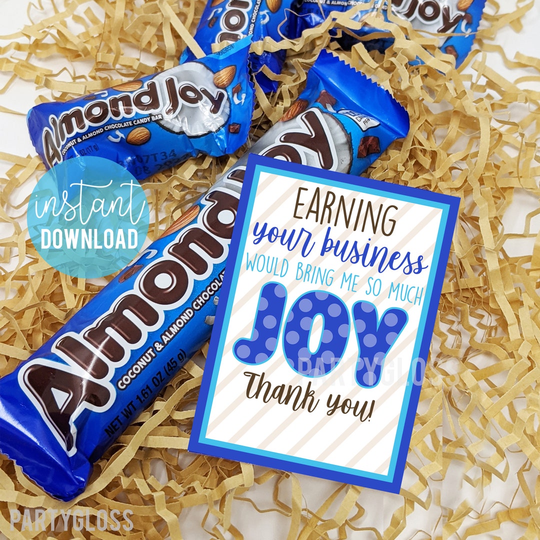 Joy Earning Your Business Appreciation Printable Gift Tags, Candy ...
