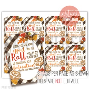 Teacher Staff Employee Appreciation Thanksgiving Printable Gift Tags ...