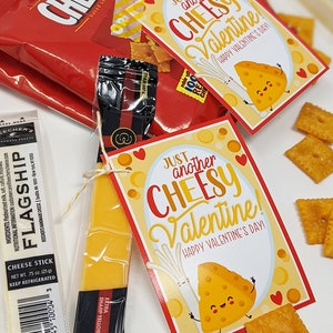 Cheese Valentine's Day Printable, String Cheese Valentine, Cheesey ...