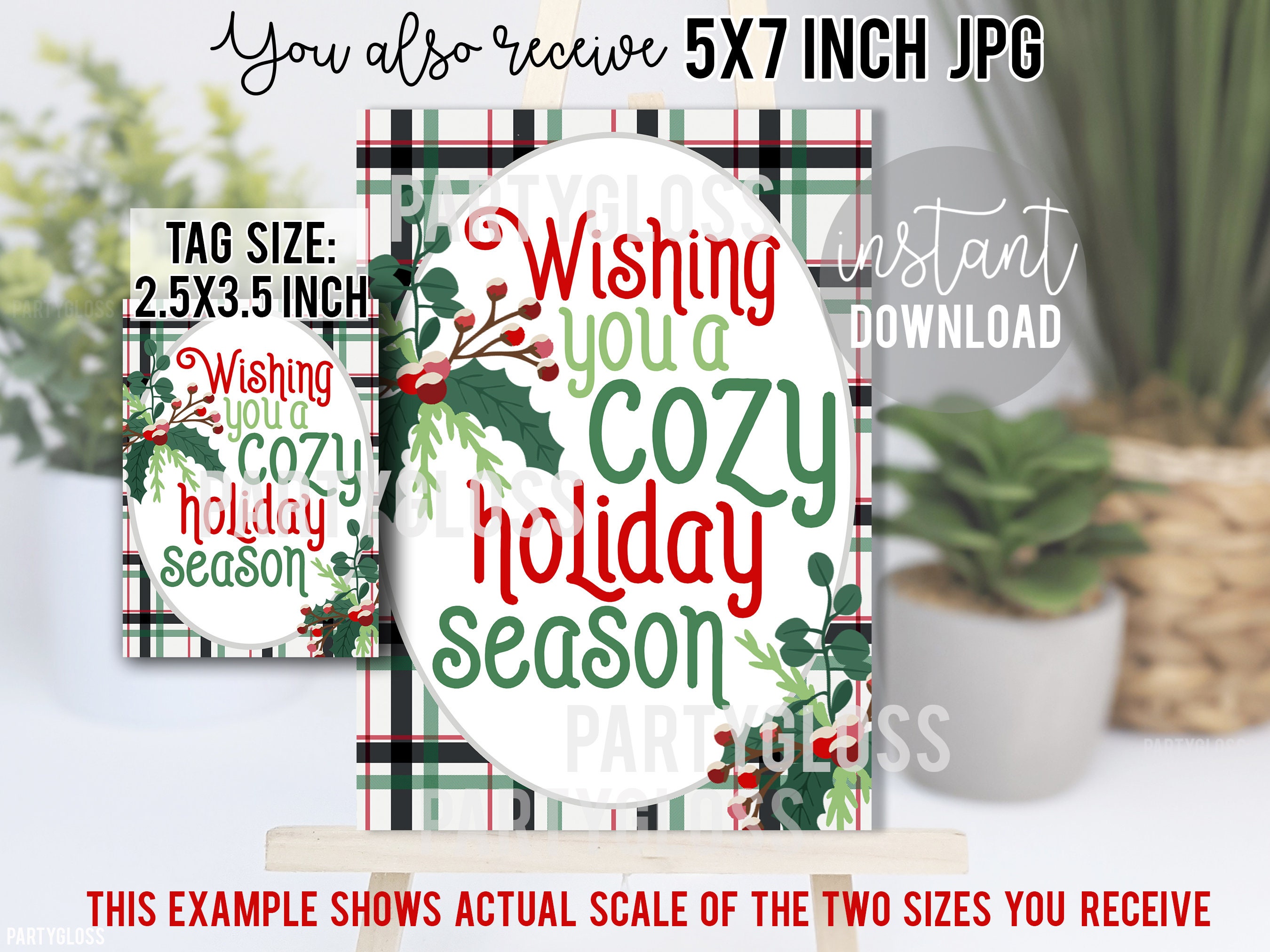 Christmas Cozy Printable Tag | Teacher Christmas Tag | Hot Chocolate ...