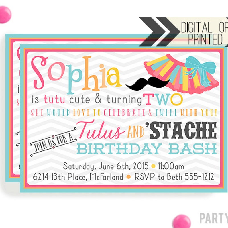 Stache Bash Party - Etsy