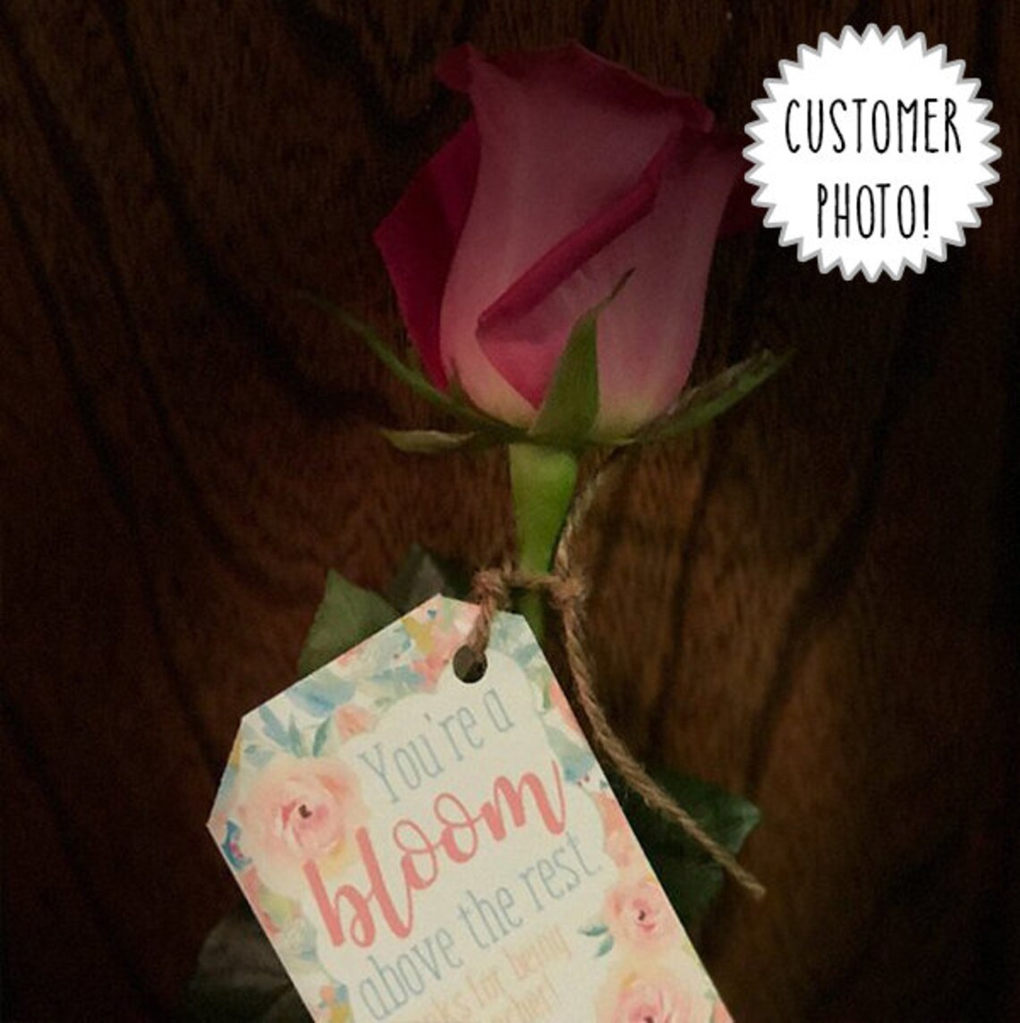 Teacher Appreciation Printables Floral Tags Teacher Tags - Etsy