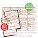 Christmas Holiday Appreciation Printable Gift Tags, MM Treat Tag ...