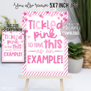 Teachers and Staff Appreciation Printable Gift Tags, Tickled Pink ...