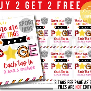 Dance Star Printable Gift Tags Burst Out There Like the Star You Are ...