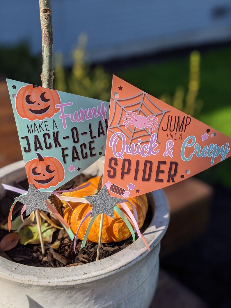 Halloween Activity Printable Halloween Pennant Candy Crawl | Etsy
