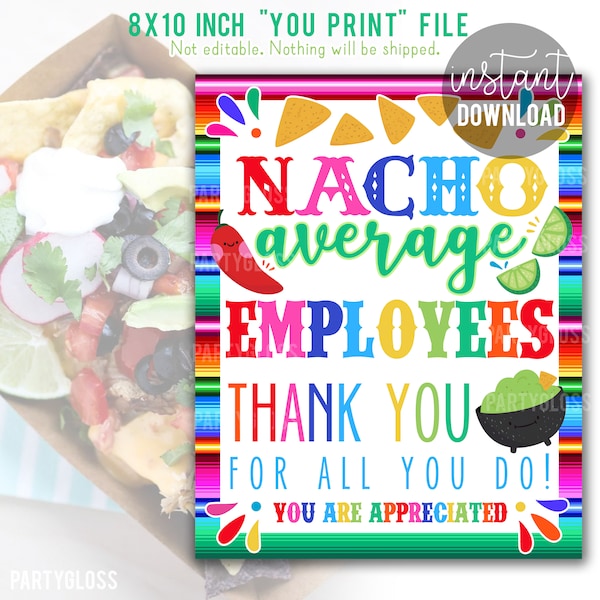 Employee Appreciation Lunch Flyer - Etsy