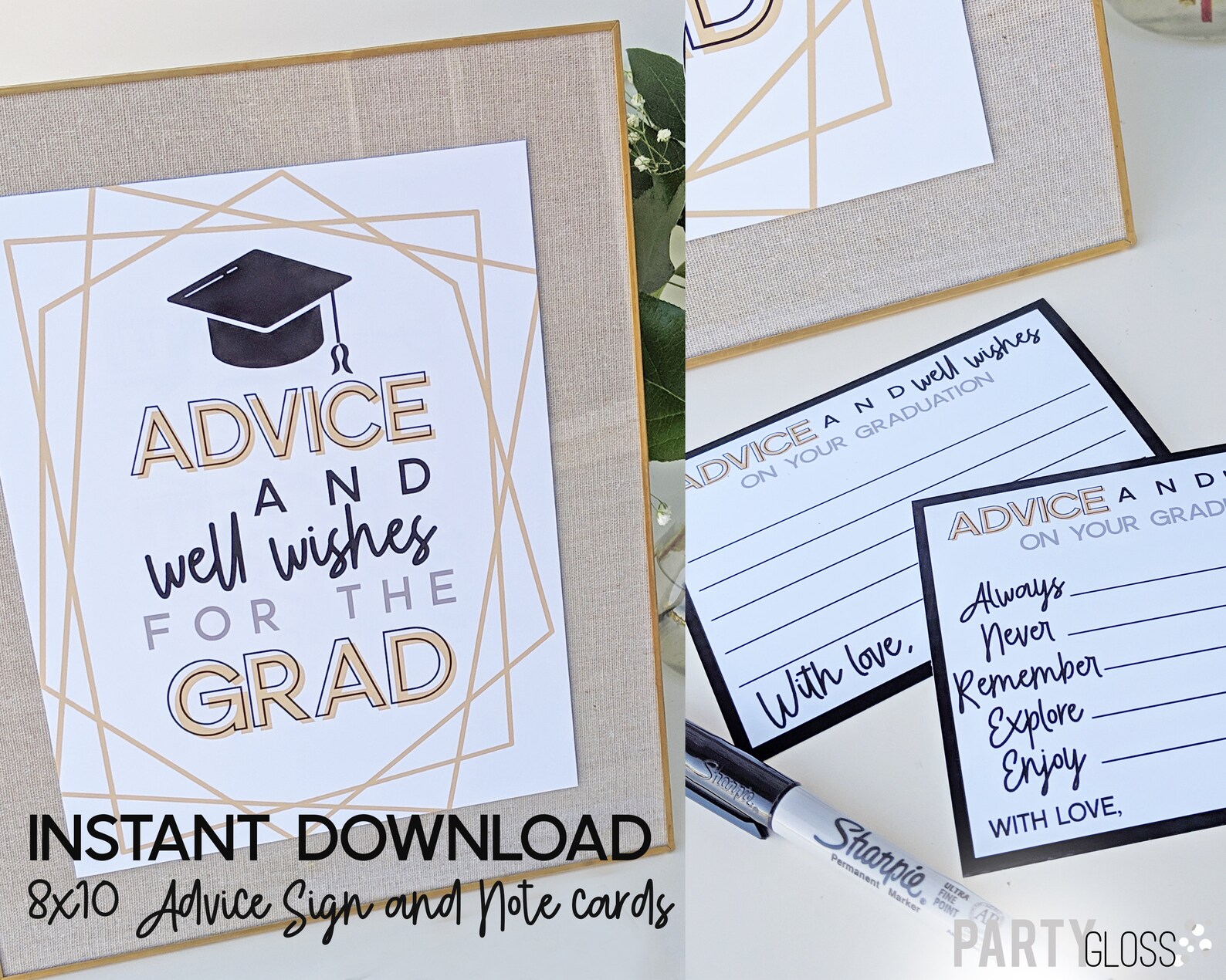 Graduation Printable Package Grad Party Decor Class of | Etsy