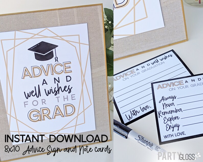 Graduation Printable Package Grad Party Decor Class of | Etsy
