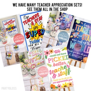 Teacher Appreciation Super Hero Set | Super Hero Theme | Teacher Gift ...