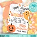 Editable Appreciation Halloween Printable Tag Halloween Thank You Gift ...