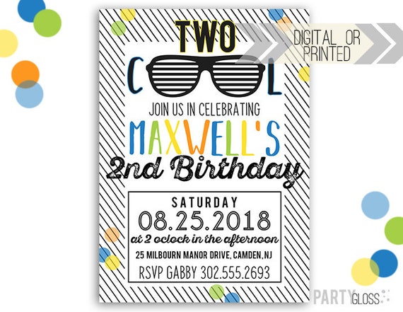 Cool Invitation Card