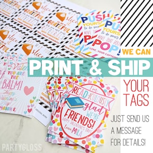 Extra Special Birthday Printable Gift Tags, Chewing Gum Tag Classmate ...