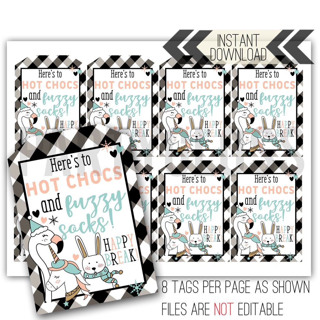 Teacher Christmas Gift Printable Tag | Christmas Teacher Tag | Holiday ...