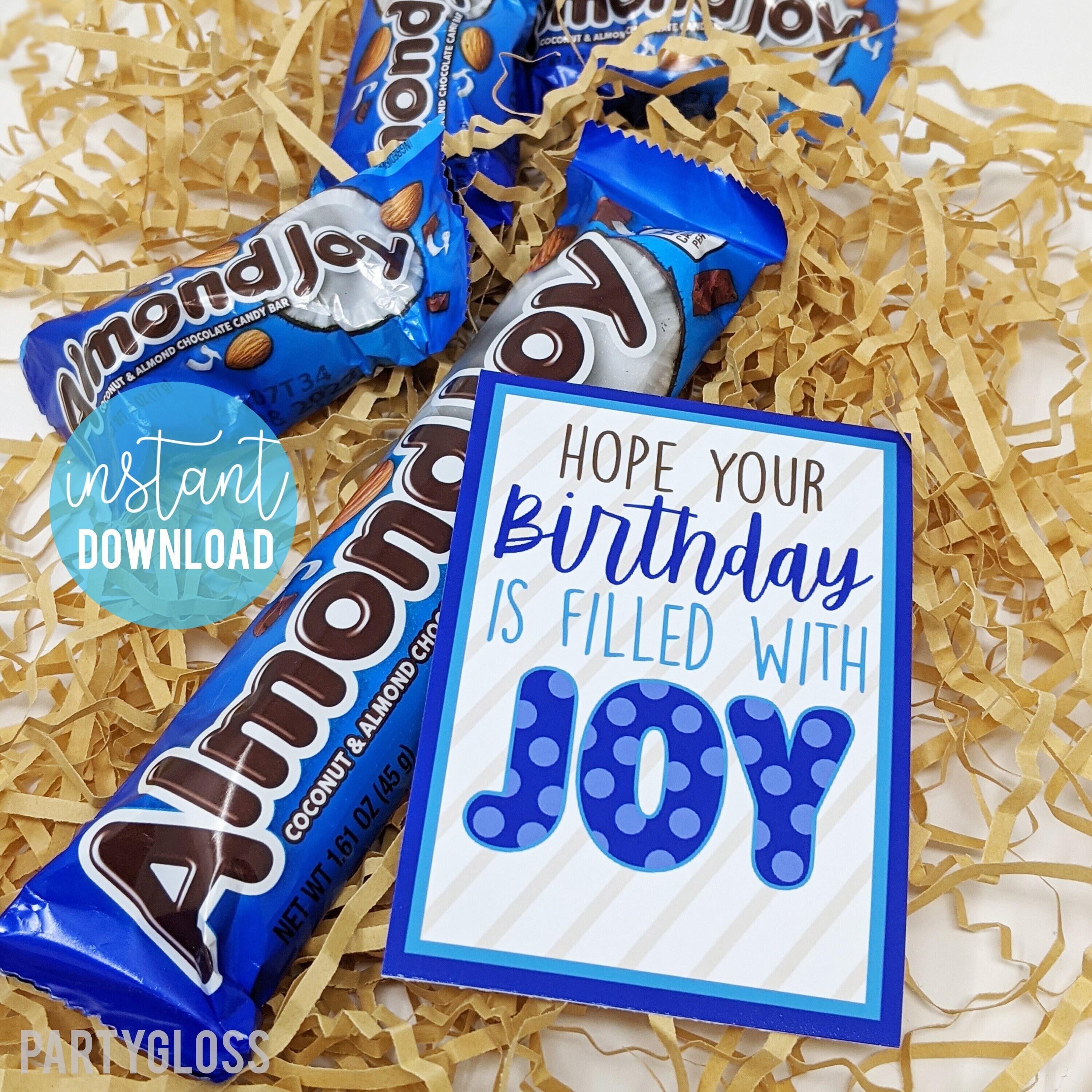 Birthday Printable Tag Printable Joy Birthday Tags Joy - Etsy Canada