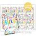 End of the Year Silly Printable Tag Silly String Tag Class - Etsy
