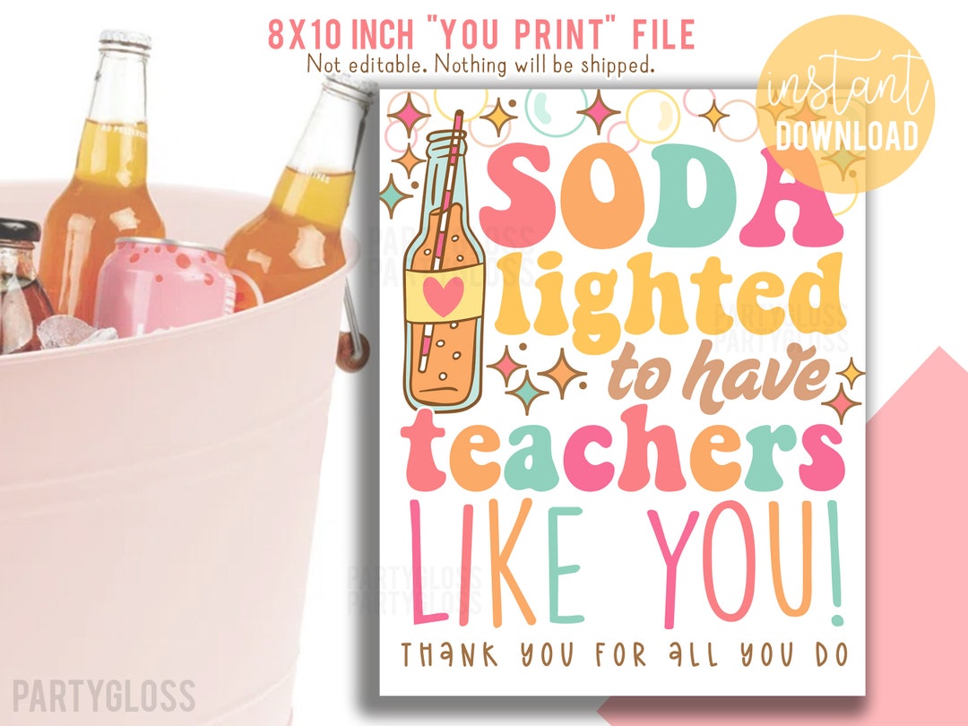 Teacher Appreciation Print, Teachers Like You Lunch Break Room Sign ...