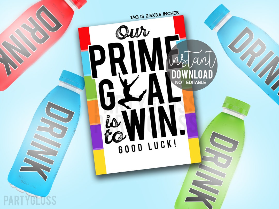 Dance Our Prime Goal is to Win Printable Gift Tags Good Luck Dancing ...