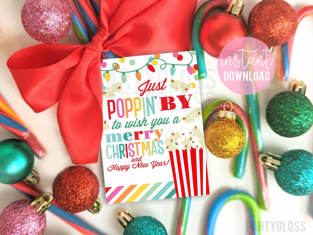 Christmas Poppin' by to Wish You A Merry Christmas Appreciation ...