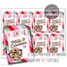 Valentine's Day Milk and Cookies Printable Tag, Class Valentine ...