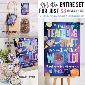 Teacher Appreciation Printable Tag | Galaxy Teacher Tags | Teacher Tags ...