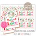 Baked With Love Printable Tags Baked Goods Tag Modern Christmas Tag ...