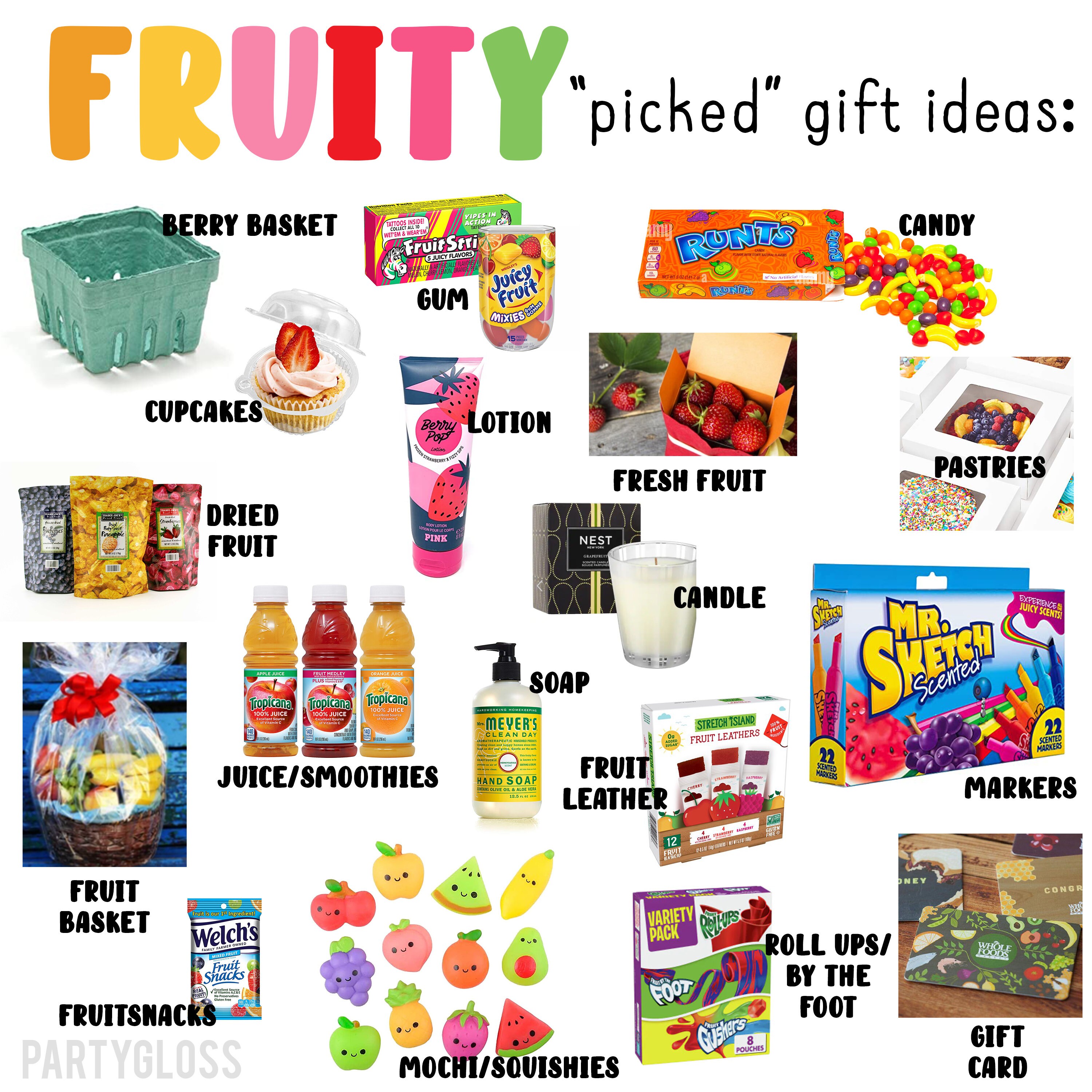 Teachers Staff Appreciation Printable Tag | PTO PTA Tags | Fruit Gift ...