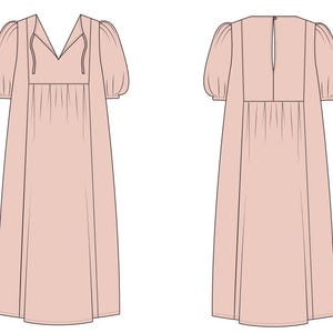 Baker Smock Dress PDF Sewing Pattern - Etsy Canada