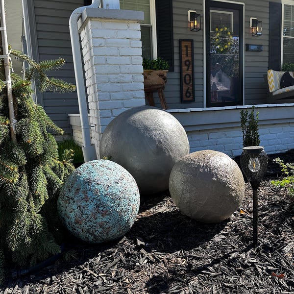 Garden Spheres - Etsy