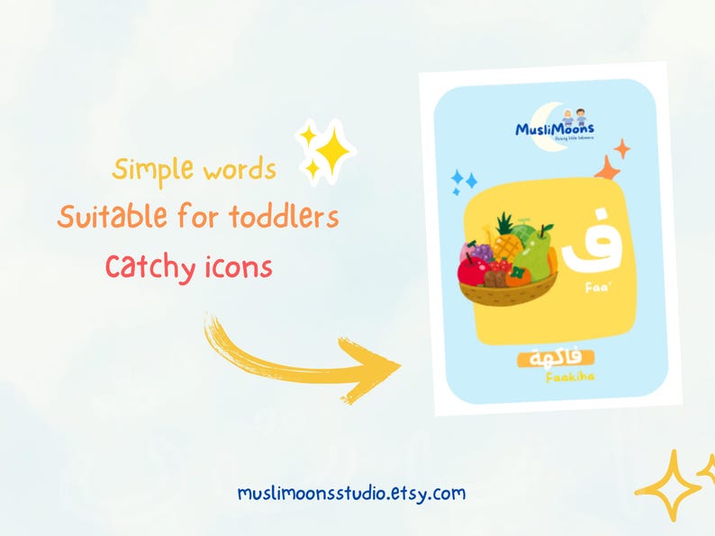 Arabic Alphabet Flashcards for Kids | Learn Arabic Letters - Etsy