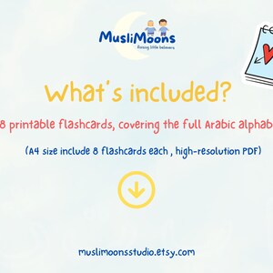 Arabic Alphabet Flashcards for Kids | Learn Arabic Letters - Etsy