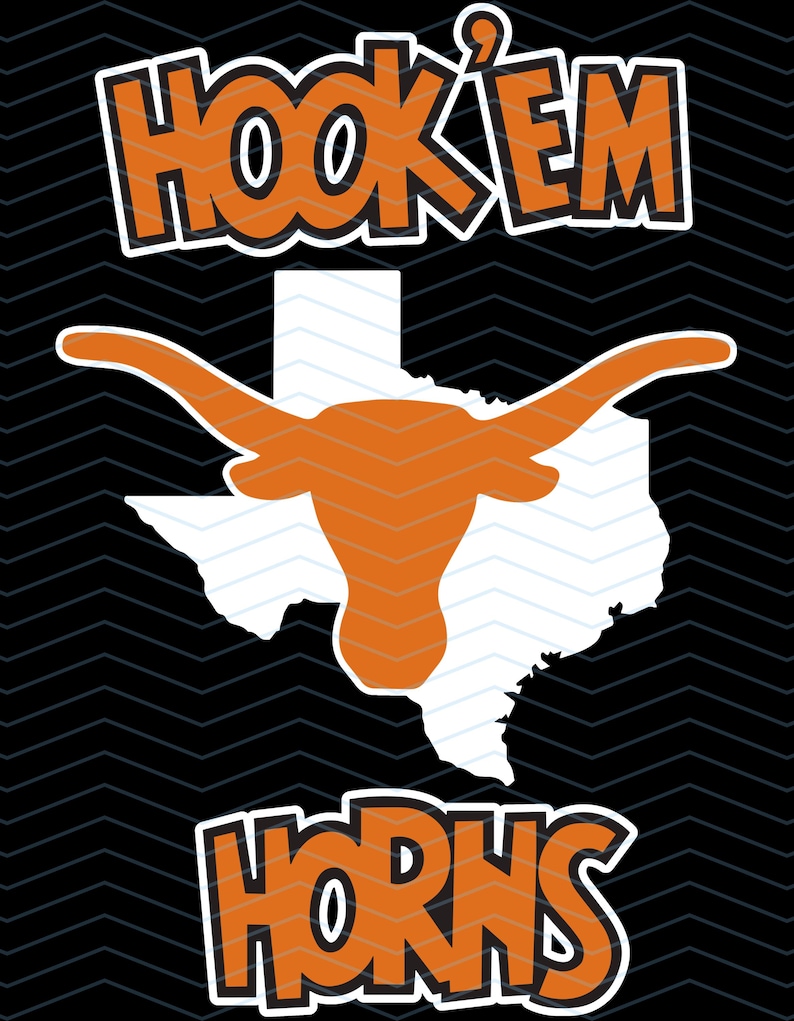 Texas Longhorns Hook'em Designs, Png, Hook 'em Horns T-shirt Design ...