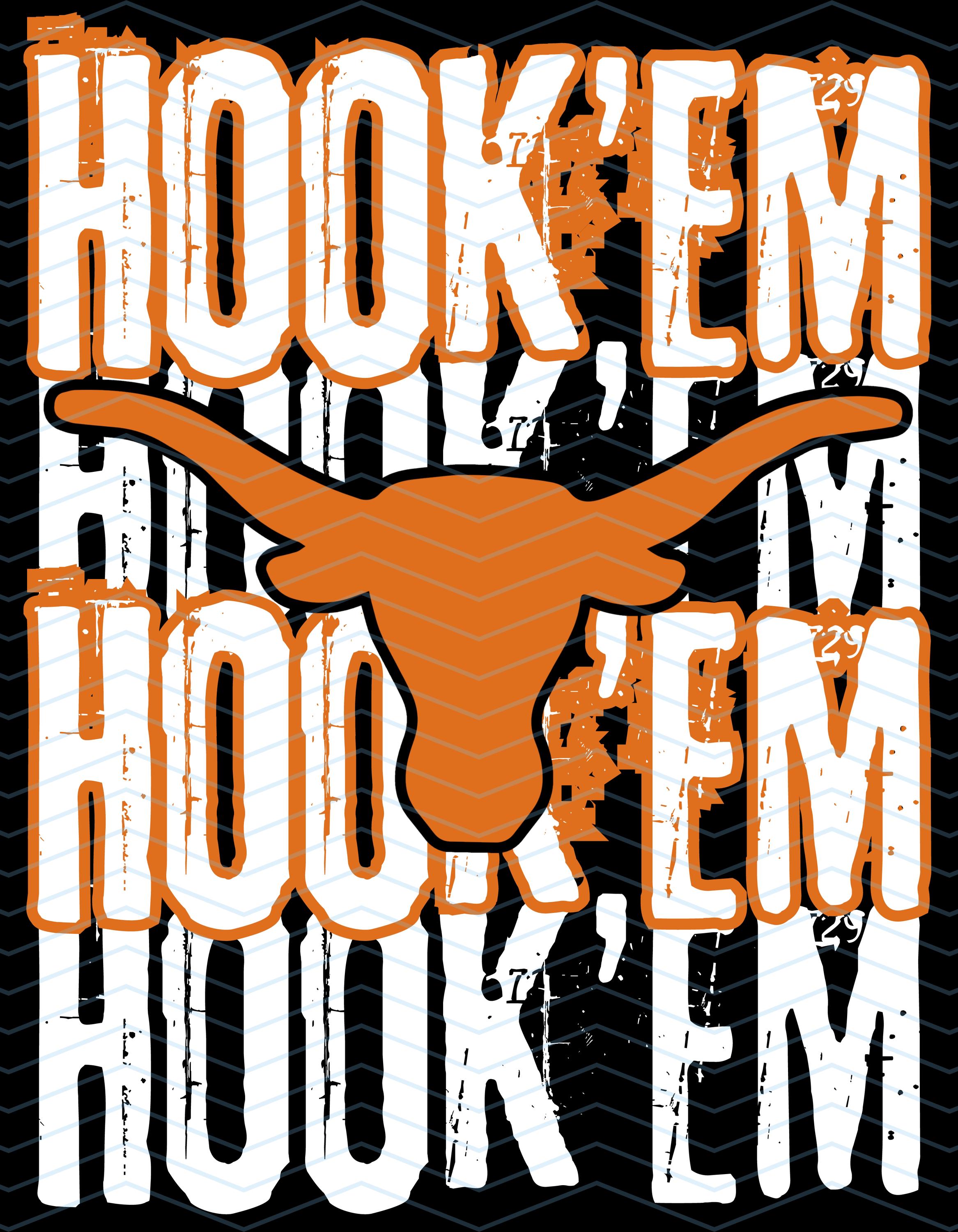 Texas Longhorns Hook'em Designs, Png, Hook 'em Horns T-shirt Design ...