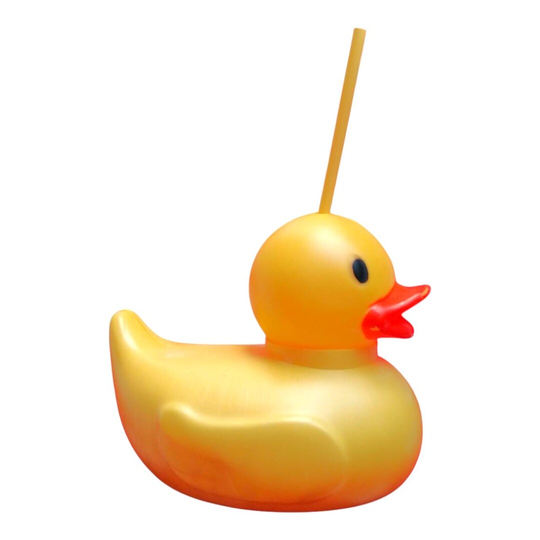 Yellow Duck Bottle / Plastic Bottle / Yellow Plastic Bottle / Yellow ...