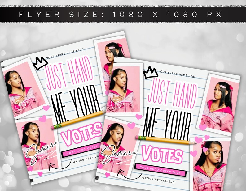 Homecoming Queen Flyer , Homecoming Flyer , Homecoming Campaign Flyer ...