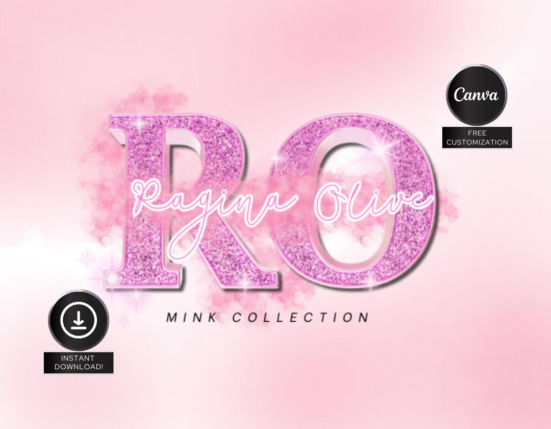 Pink Watercolor Logo, Smoke Logo, Beauty Logo, Makeup Artist Logo ...